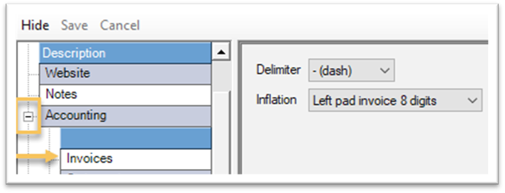 LinenMaster - Invoice Prefixes LinenMaster - Invoice Prefixes