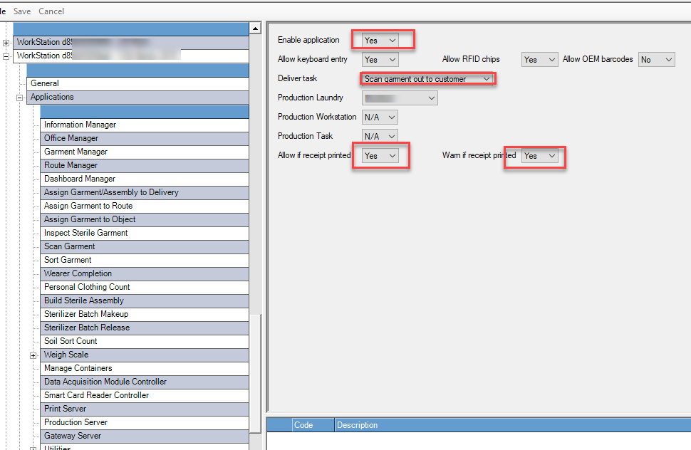 LinenMaster - Wearer Completion Setup