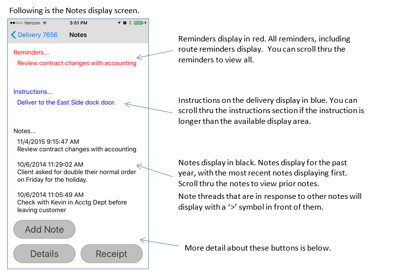LM Mobile: Delivery Information