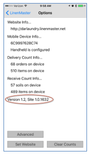 LinenMaster Mobile Application - Section III