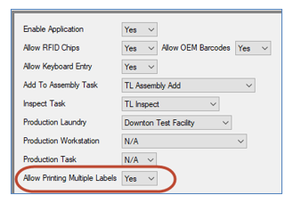 Print Multiple Pack Labels