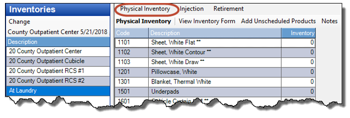 Inventory Tools - Section I